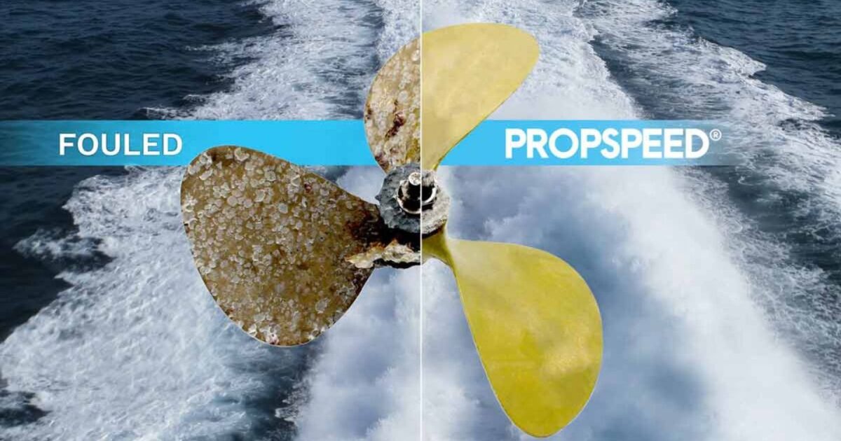 Propspeed Foul-Release technology helps reduce boaters' fuel costs